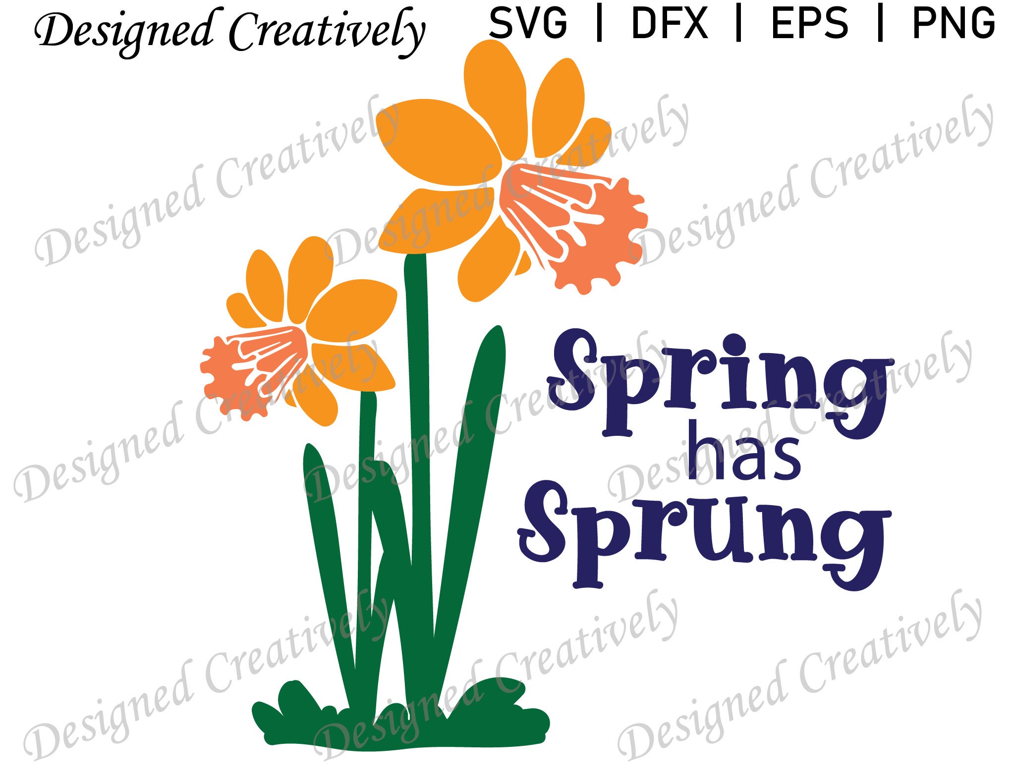 Spring Has Sprung Clip Art