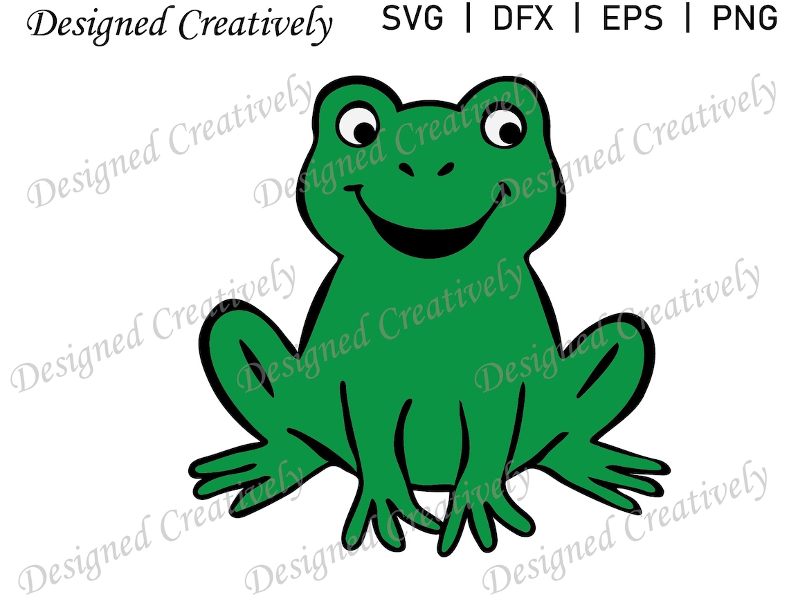 Rana SVG Feliz Frog SVG Linda Frog SVG Anfibio svg Frog - Etsy México