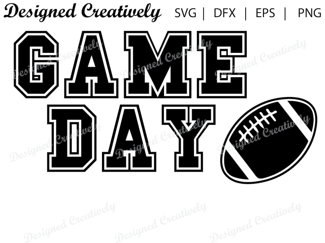 Game Day SVG, Football SVG, Football Game SVG, Sport Svg, Football Cut ...