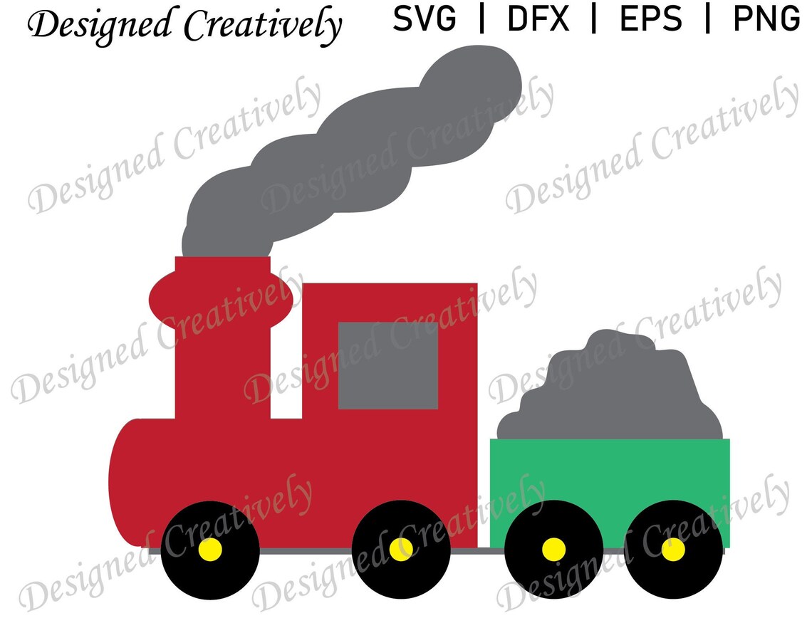 Train SVG Toy Train SVG Steam Engine SVG Train Cut File | Etsy