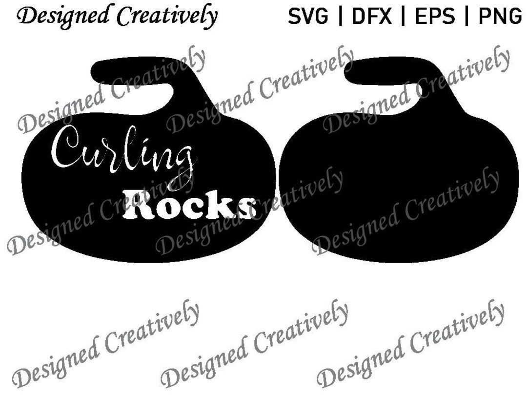 Curling SVG Curling Rock SVG Winter Sport SVG Sports Svg Curling Rock ...