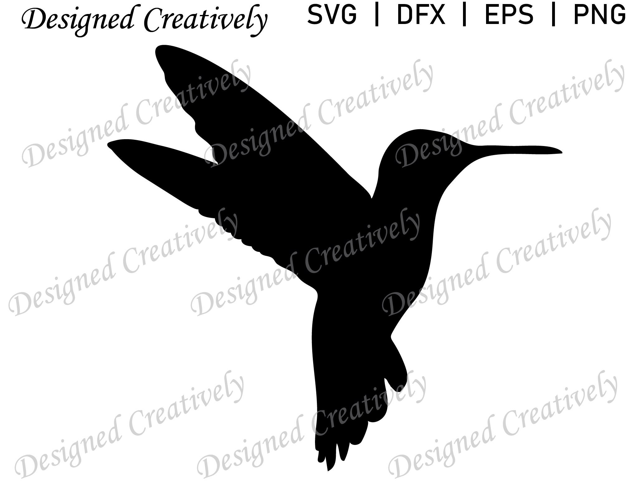 Hummingbird SVG Bird SVG Small Bird SVG Hummingbird Clip | Etsy