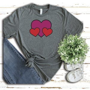 Valentine Heart SVG, Valentine Triple Heart SVG, Valentine SVG, Heart ...