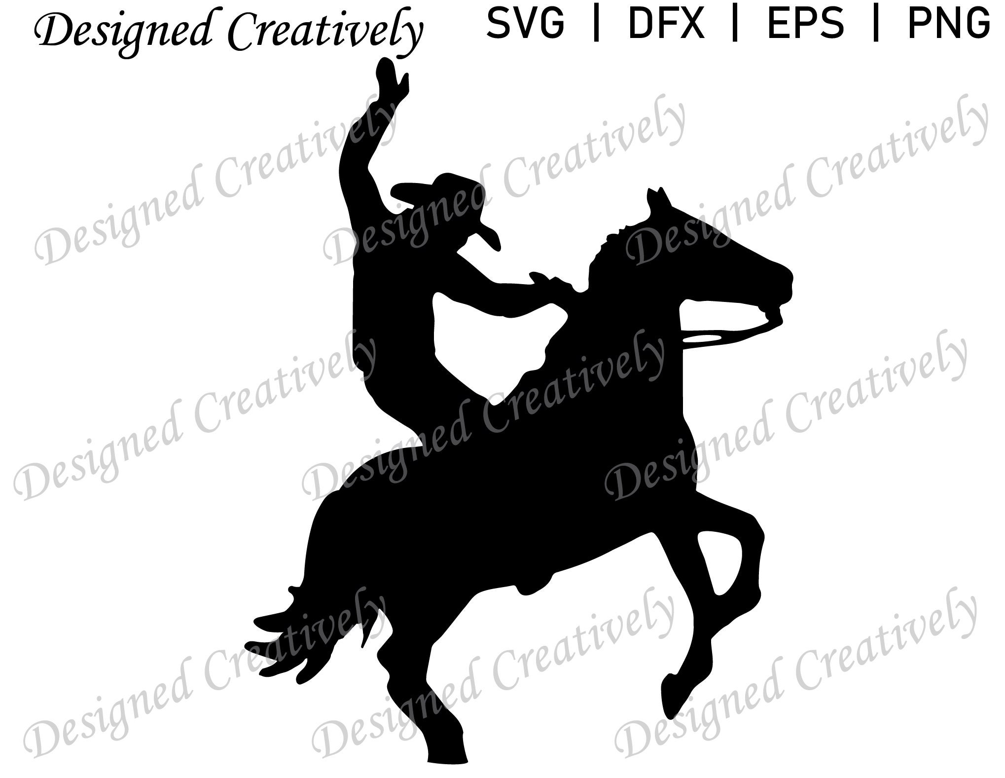Rodeo SVG Cowboy SVG Rancher SVG Bareback svg Saddle Bronc | Etsy