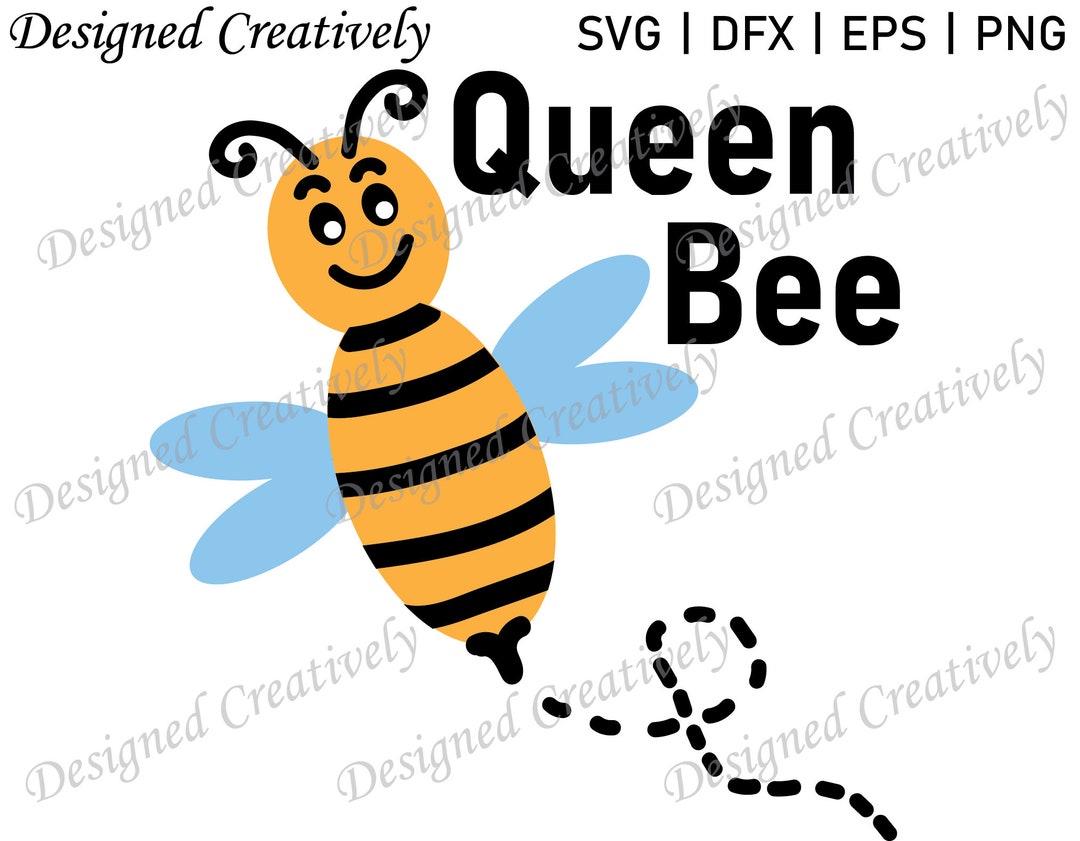 Queen Bee SVG, Bee SVG, Honey Bee SVG, Queen Bee Clip Art, Bee Clip Art ...