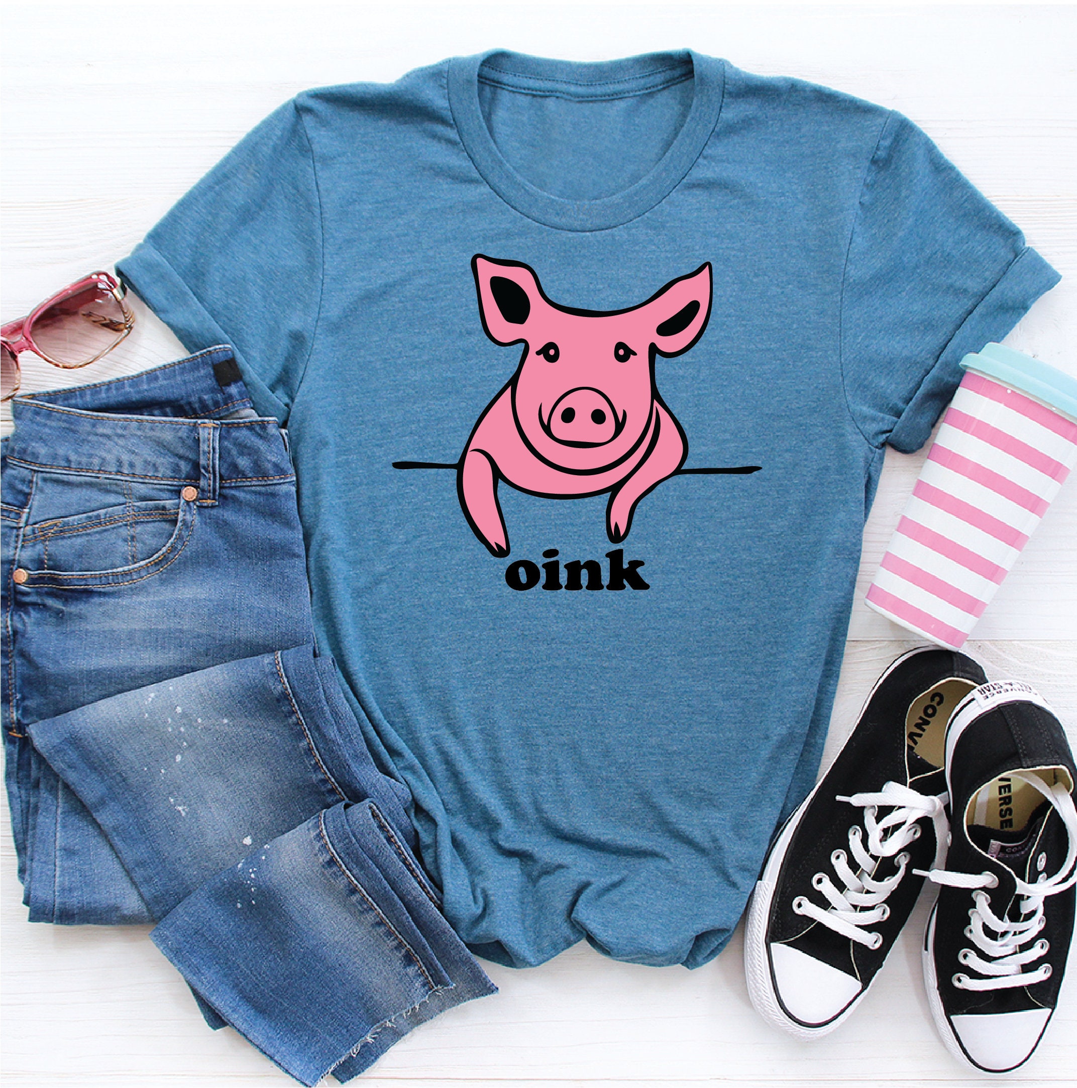 Pig SVG Oink SVG Piggy SVG Farm Pig Svg Farm Animal Svg - Etsy