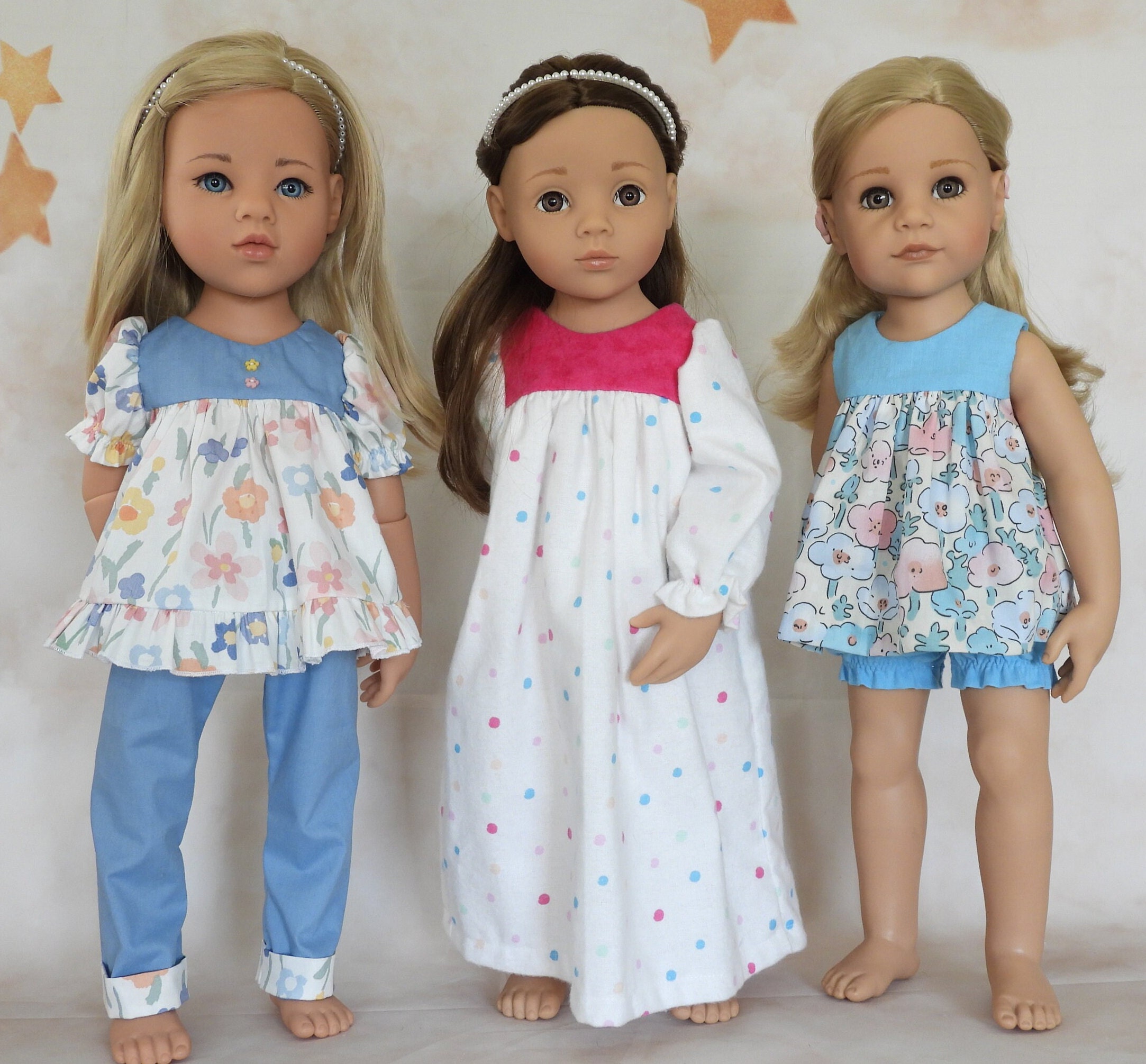 Stella Sue Slumber Party DIGITAL PATTERN Sized to Fit 19.5 Inch/ Dolls ...