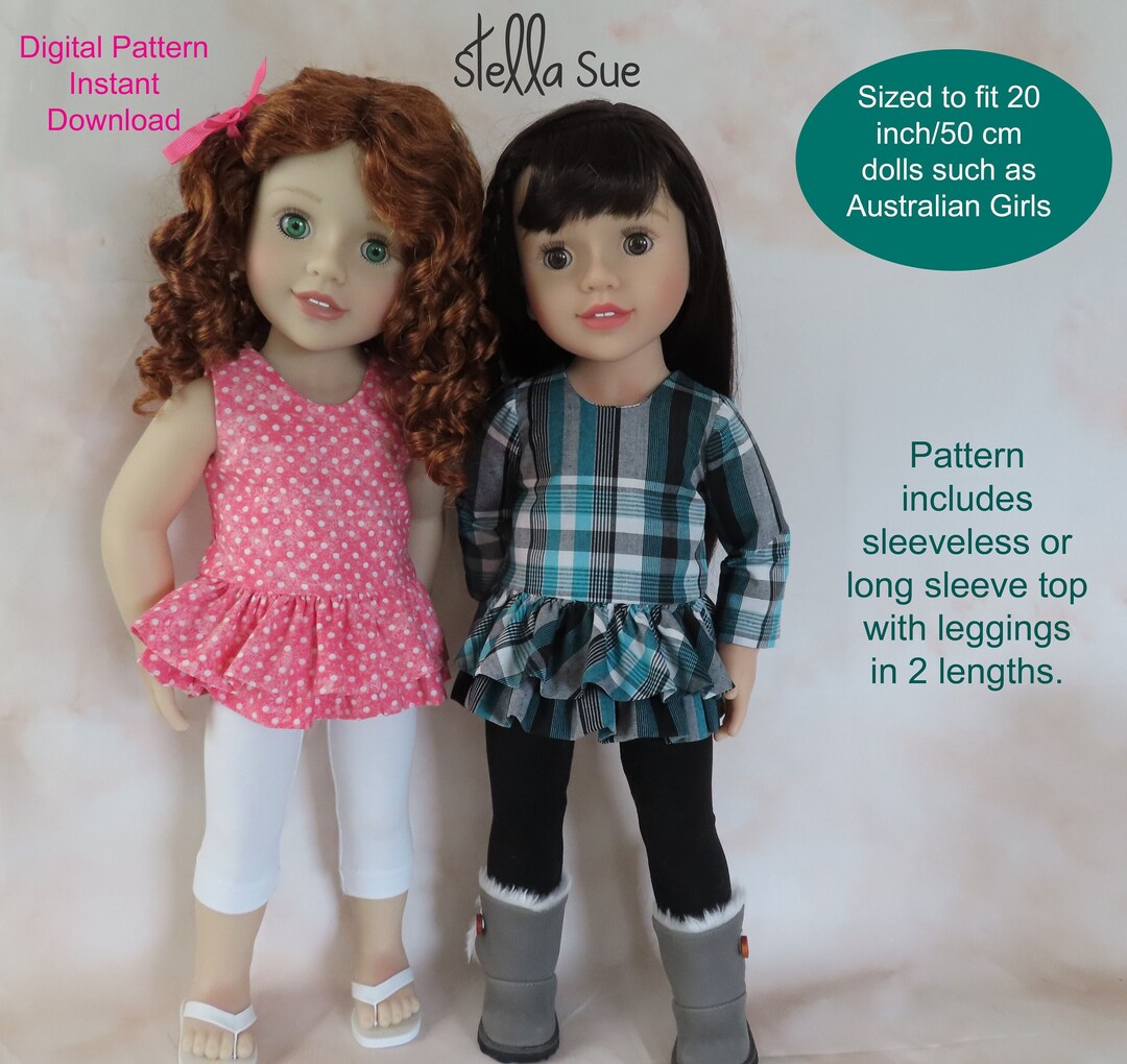 Stella Sue DIGITAL PATTERN for 20 Inch/50 Cm Dolls Such as Australian ...