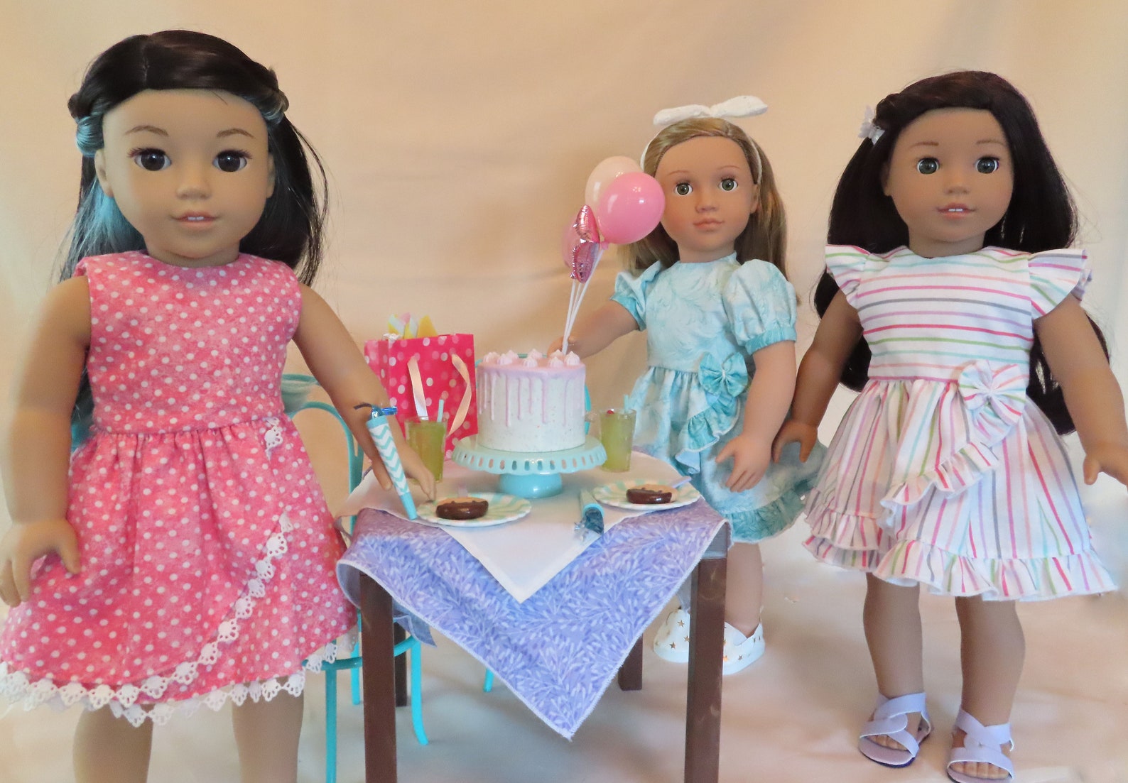 Poppy Jane Kenzie's Dress/ DIGITAL PATTERN/ Sized to Fit 18 Inch Dolls ...