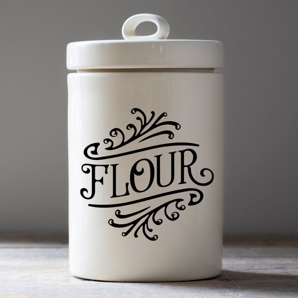 Flour Label - Etsy