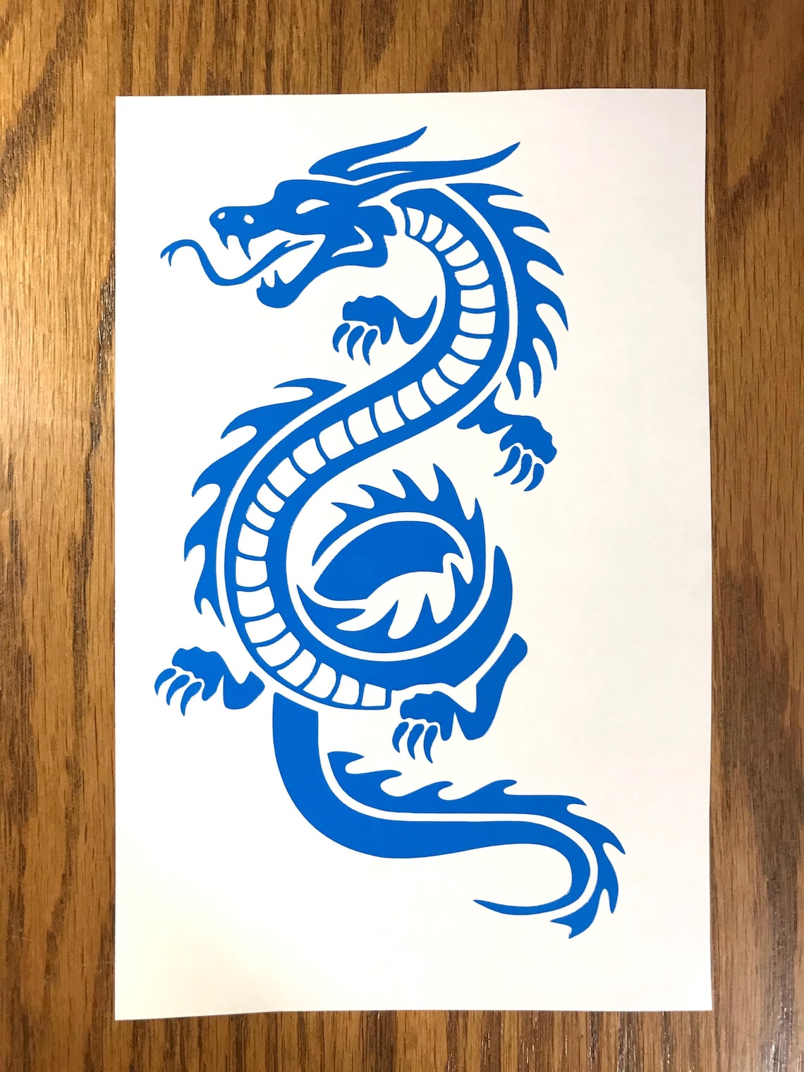 Dragon Decal Dragon Sticker Dragon Car Decal Dragon Laptop | Etsy