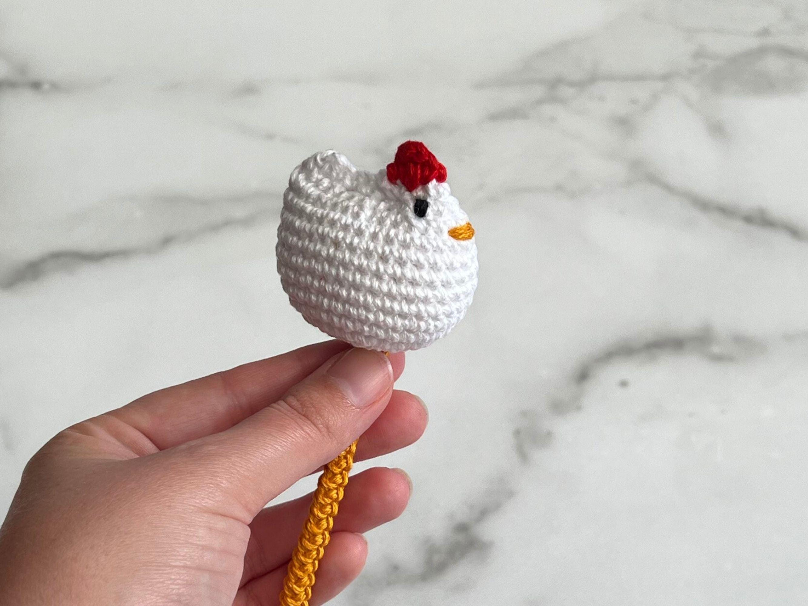 Crochet Chicken Bookmark, Cute Farm Animal Bookmarks, Handmade Animal ...