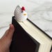 Crochet Chicken Bookmark, Cute Farm Animal Bookmarks, Handmade Animal ...