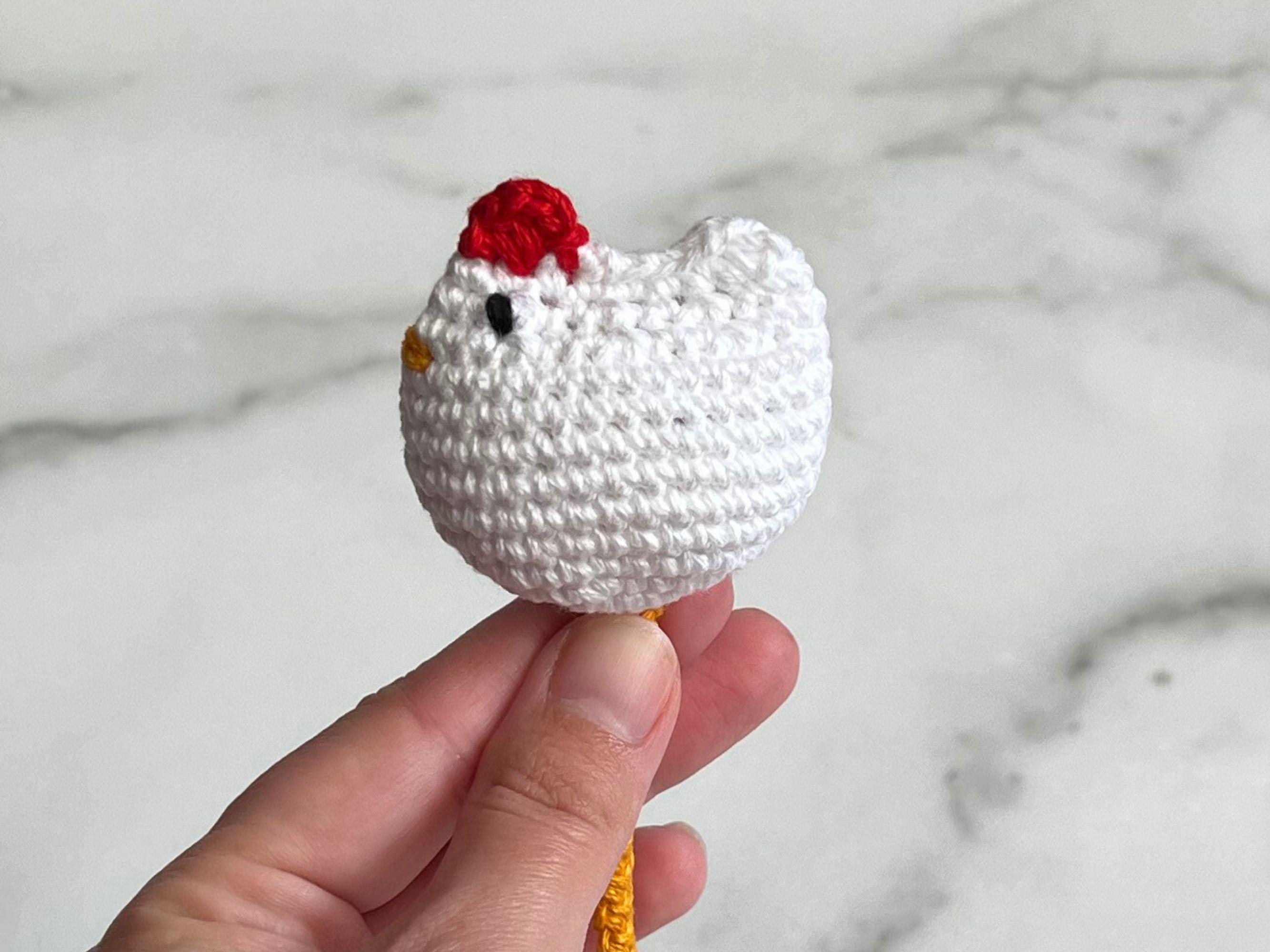 Crochet Chicken Bookmark, Cute Farm Animal Bookmarks, Handmade Animal ...