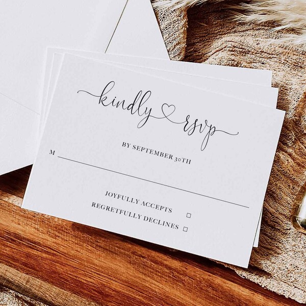 Wedding Rsvp Cards - Etsy
