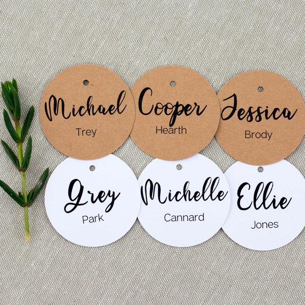 Wedding Name Tags - Etsy