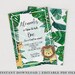 EDITABLE PDF, Safari Invite, Jungle Invitation, Safari Birthday Invites ...