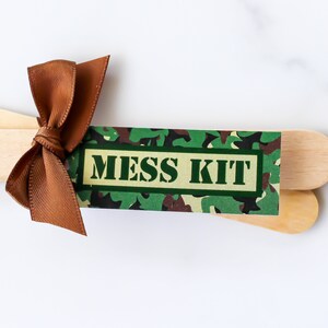 Military Rations Tags, Party Favors, Lolly Bag, Army Soldier, Decor ...