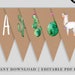 EDITABLE PDF Llama Banner Cactus Bunting Fiesta Banner | Etsy