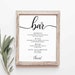 EDITABLE PDF Wedding RSVP Card Modern Cursive Stationery | Etsy