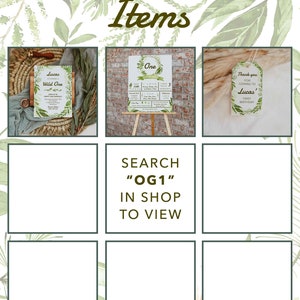 Greenery Birthday Favor Tag, Wild One Party Favors, Birthday Favour Tag ...