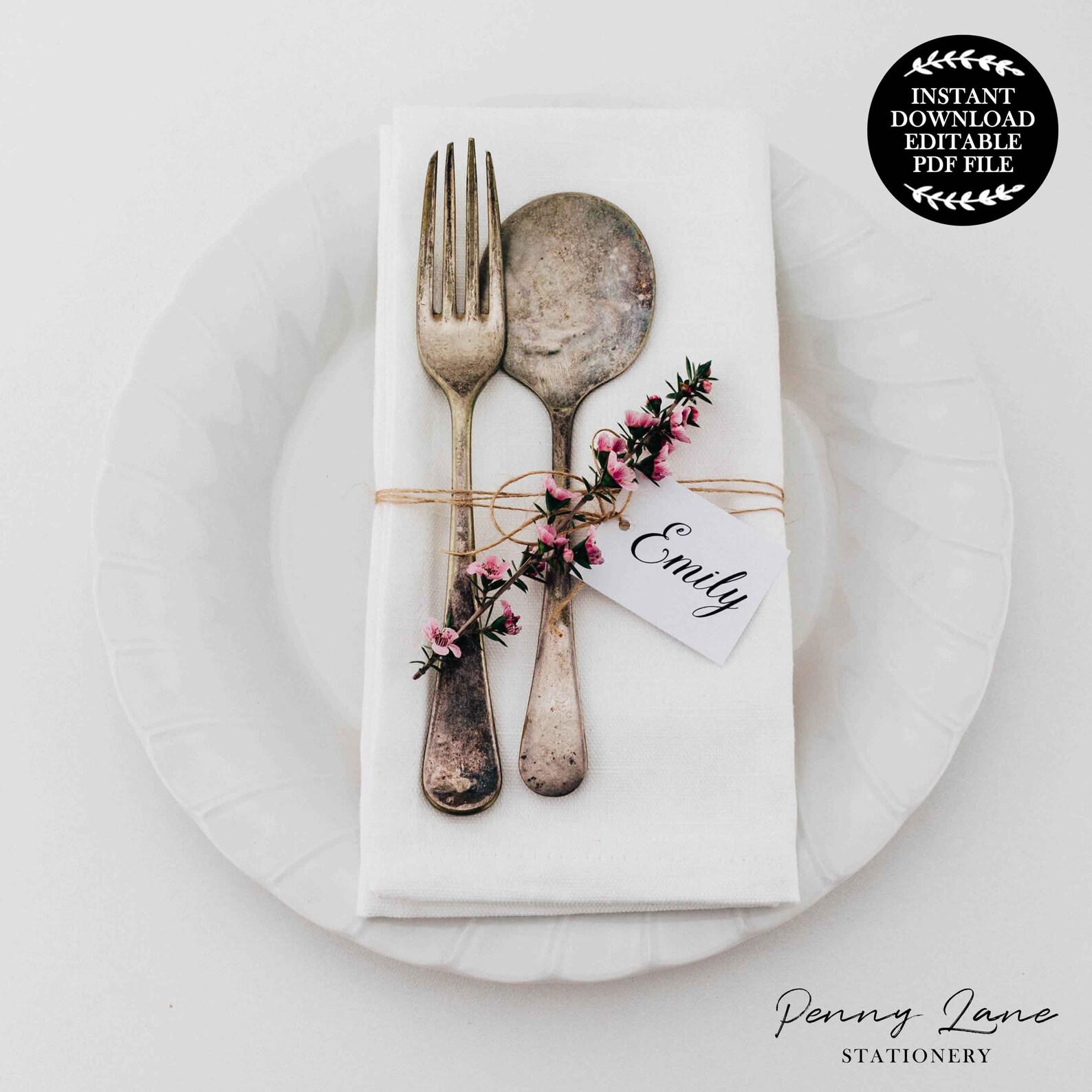 EDITABLE PDF Wedding Guest Name Tags Guest Name Tags - Etsy