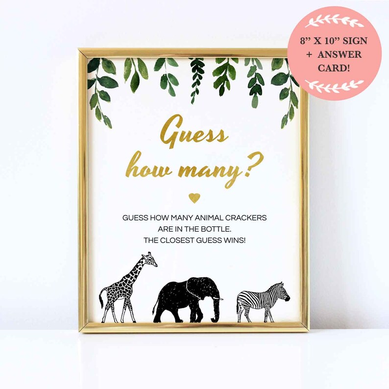 Guess How Many Animal Crackers In The Jar Baby Shower Game Etsy guess-how-many-animal-crackers-in-the-jar-baby-shower-game-etsy