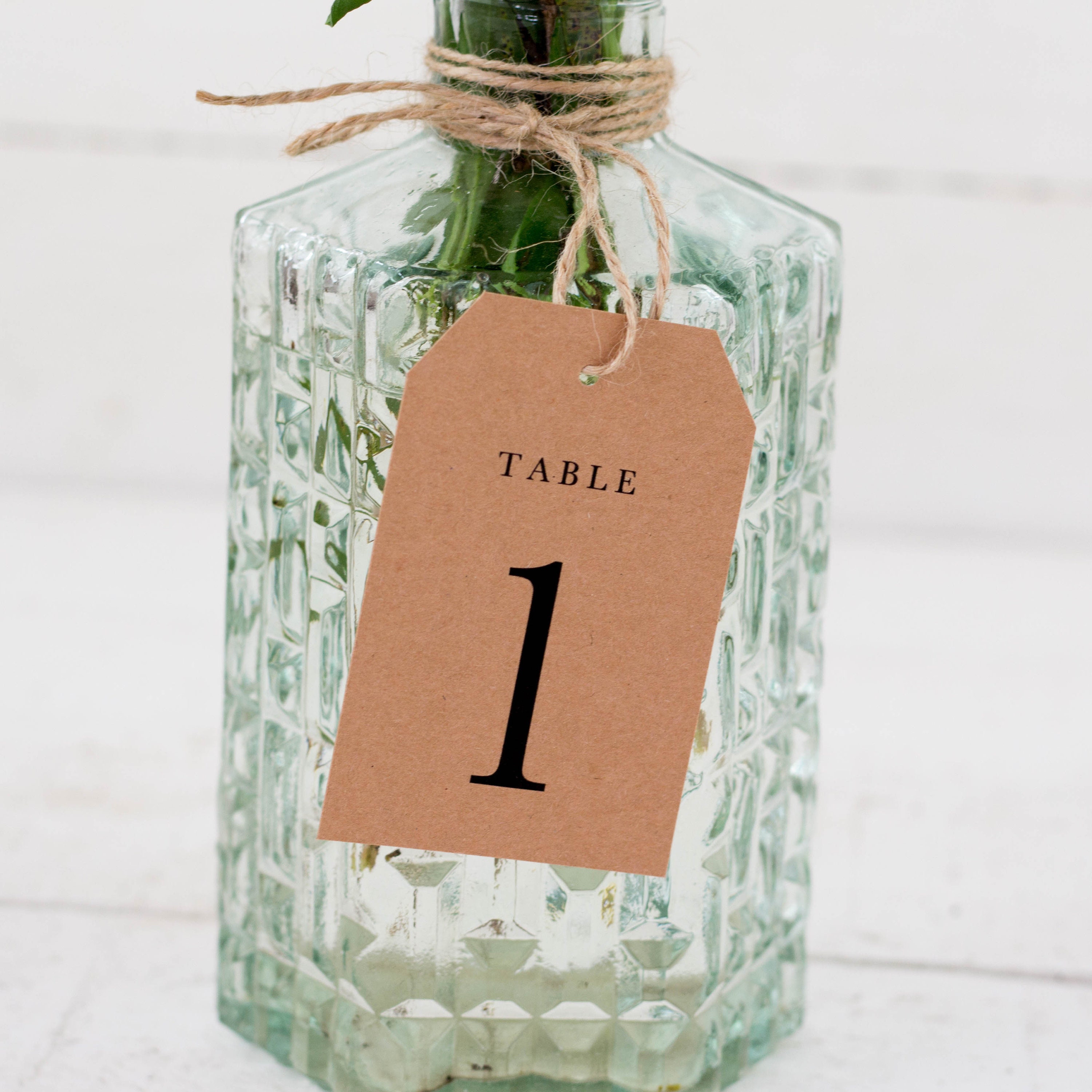 Instant Download Bottle Number Tags Wedding Table Numbers | Etsy