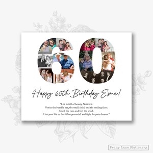 Birthday Photo Display Welcome Sign, Memory, Memorial, Welcome Poster ...