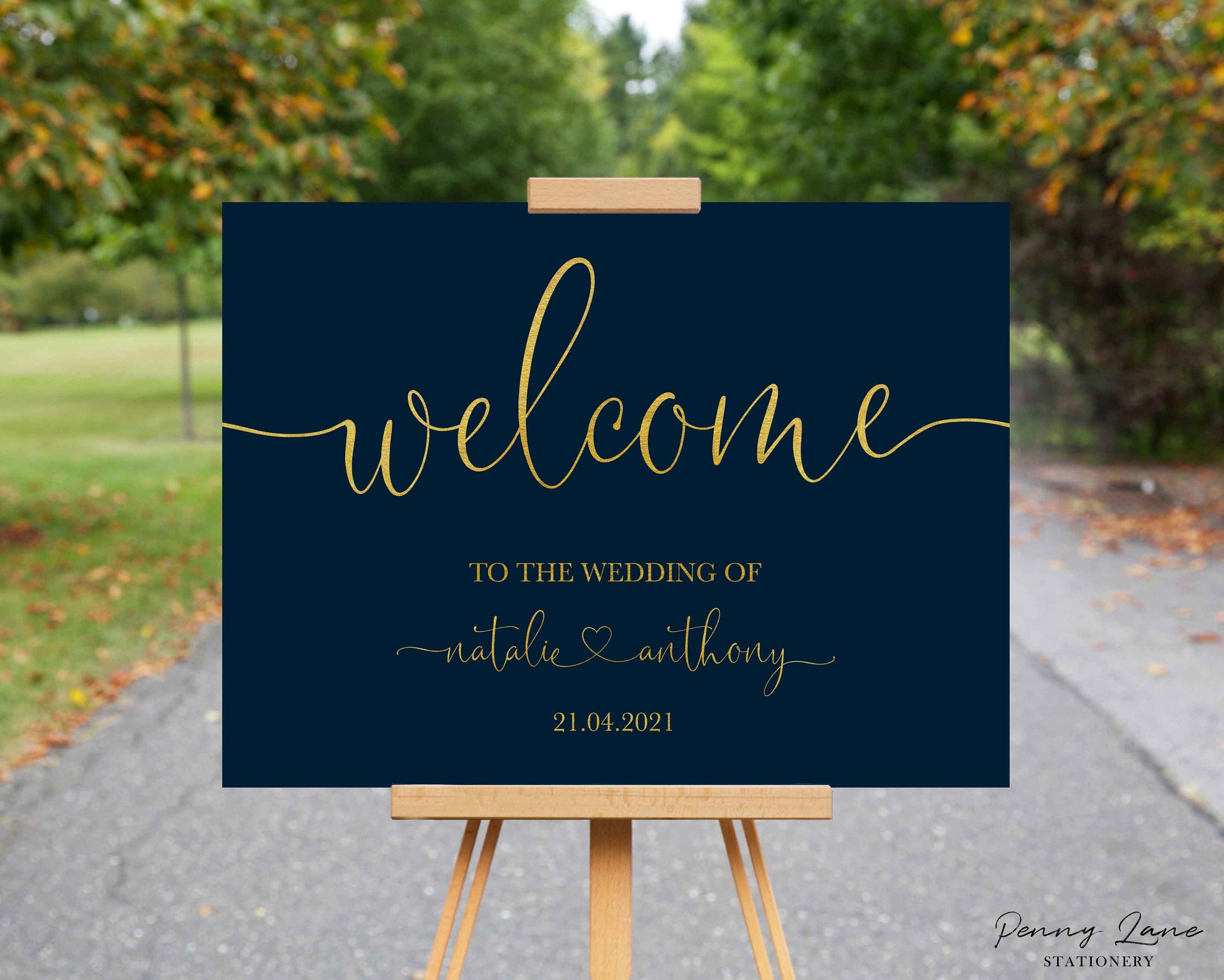 Navy Blue Poster Board