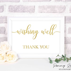 Gold Cards and Gifts Sign, Wedding Gift Table Sign, Wedding Decorations ...