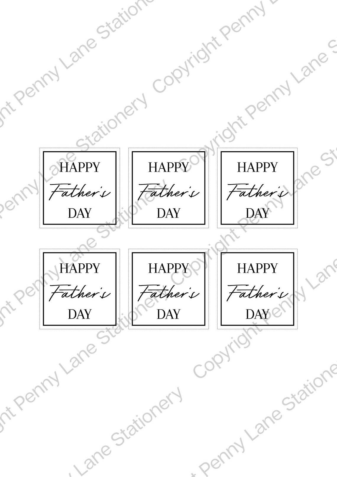 Happy Fathers Day Fathers Day Gift Tag Fathers Day Present | Etsy