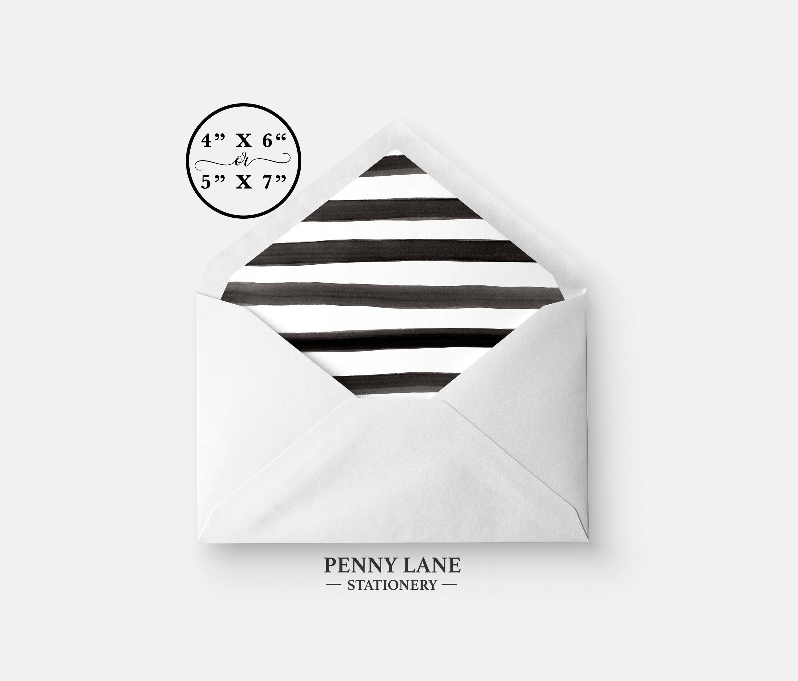 Paper & Party Supplies Design & Templates Paper Black and White Stripe ...