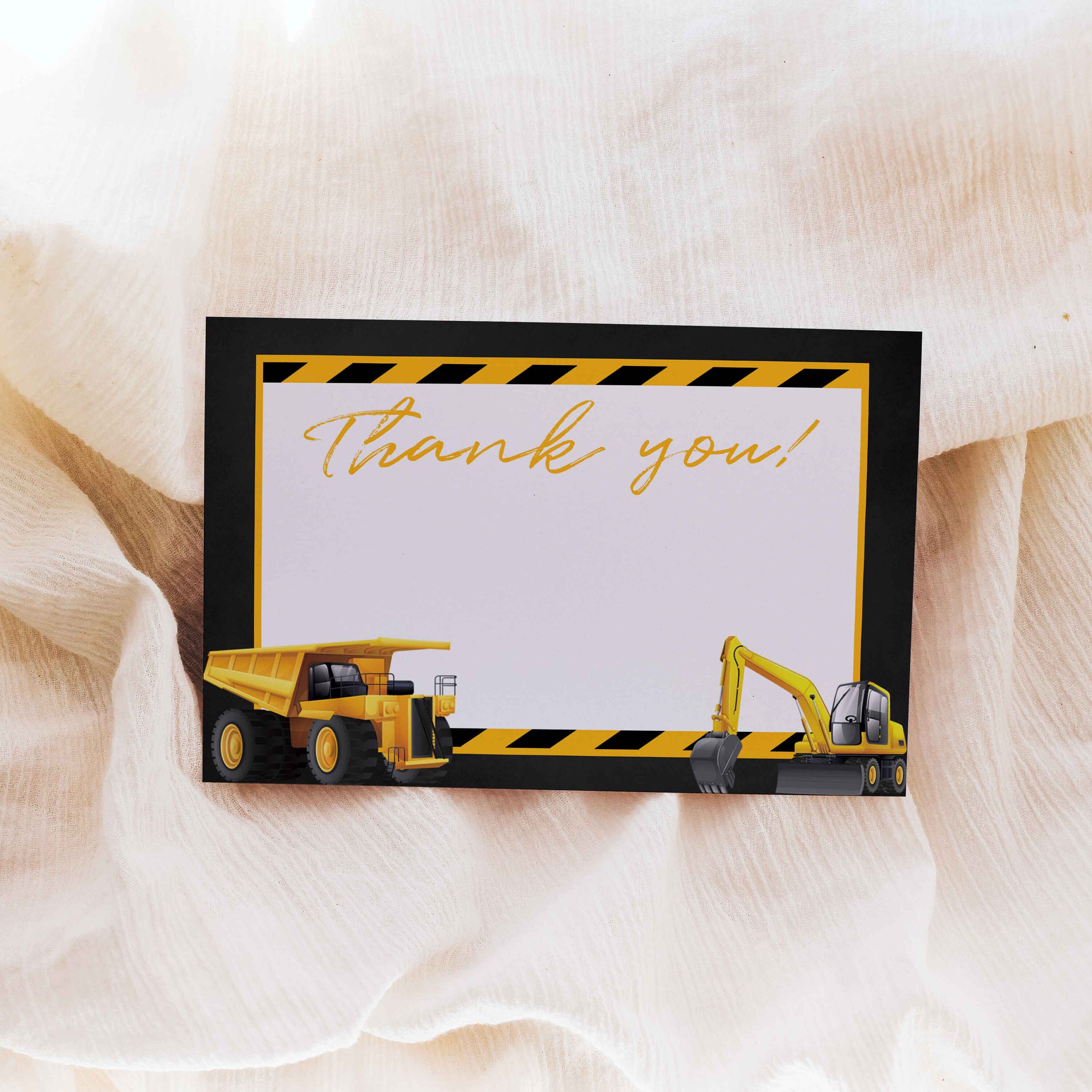 Editable PDF Water Bottle Label Digger Birthday Party - Etsy