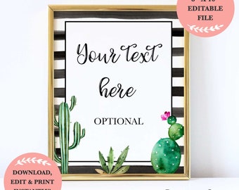 Cactus Birthday Party - Etsy