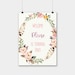 EDITABLE PDF, Floral Banner, Boho Bunting, Bohemian Banner, Pink ...