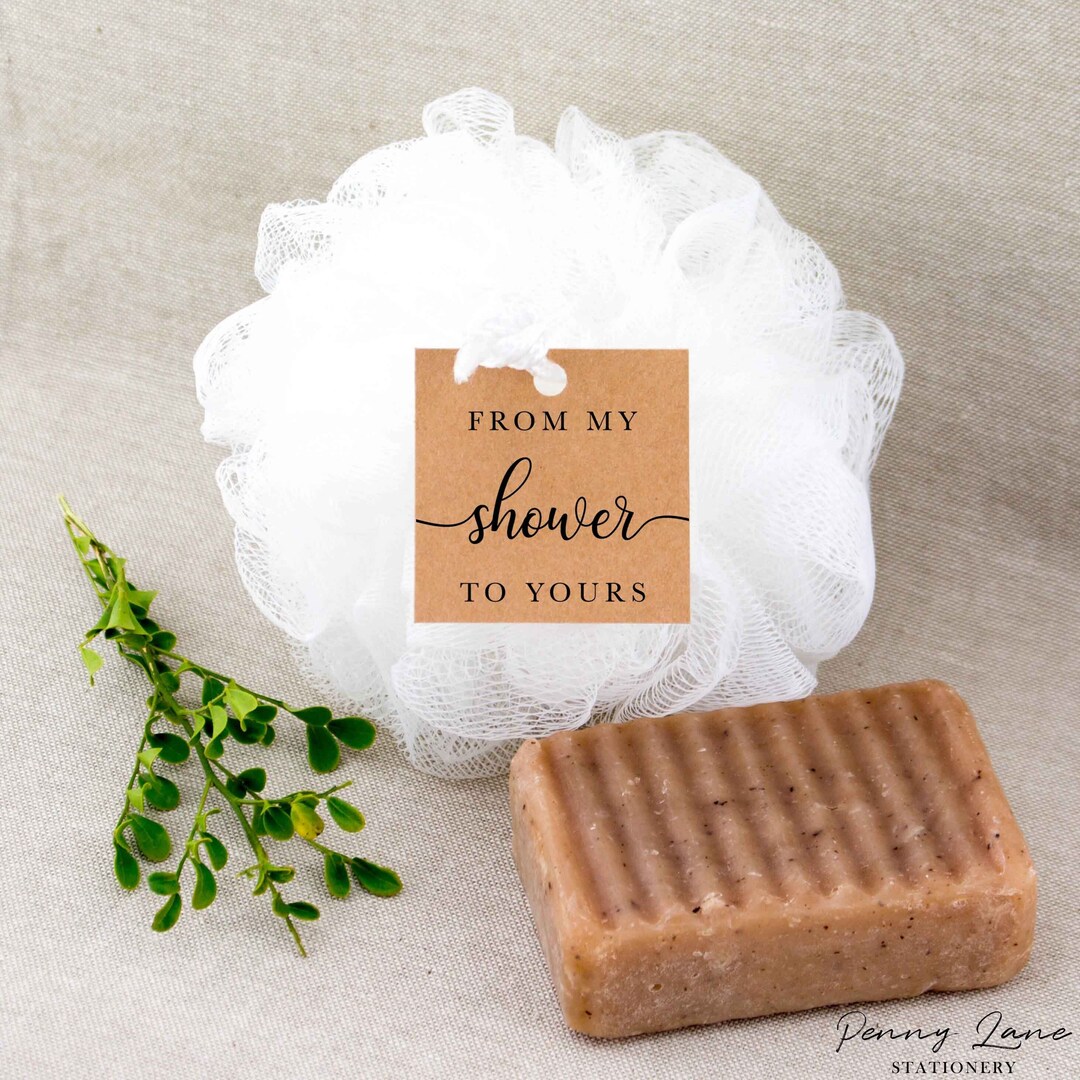 Instant Download, From My Shower to Yours, Soap Tag, Baby Shower Soap ...