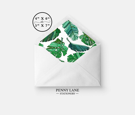 Jungle Envelope Liner, Safari Envelope Liner, Jungle Birthday Party ...