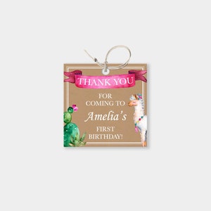 EDITABLE PDF, Llama Banner, Cactus Bunting, Fiesta Banner, Fiesta ...