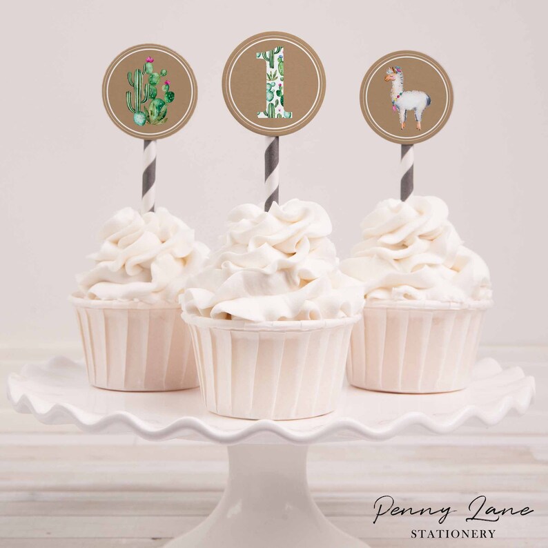 Llama Drinks Labels Llama Party Cactus Drinks Labels Cactus | Etsy