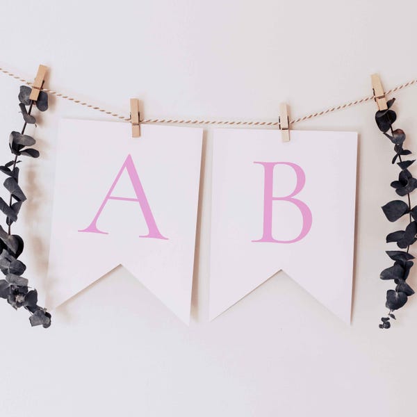 Letter Bunting - Etsy