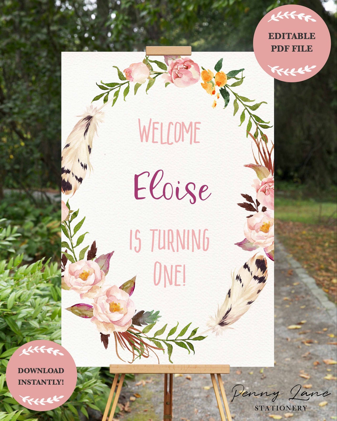 Boho Cupcake Toppers Bohemian Cupcakes Toppers Party - Etsy