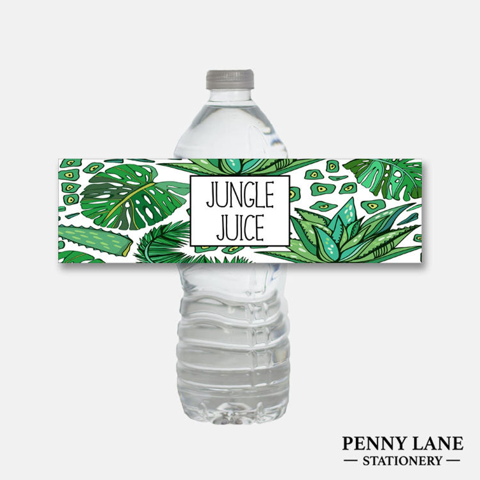 Jungle Drinks Label Jungle Party Decorations Jungle Birthday | Etsy