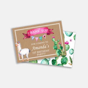 EDITABLE PDF, Llama Banner, Cactus Bunting, Fiesta Banner, Fiesta ...