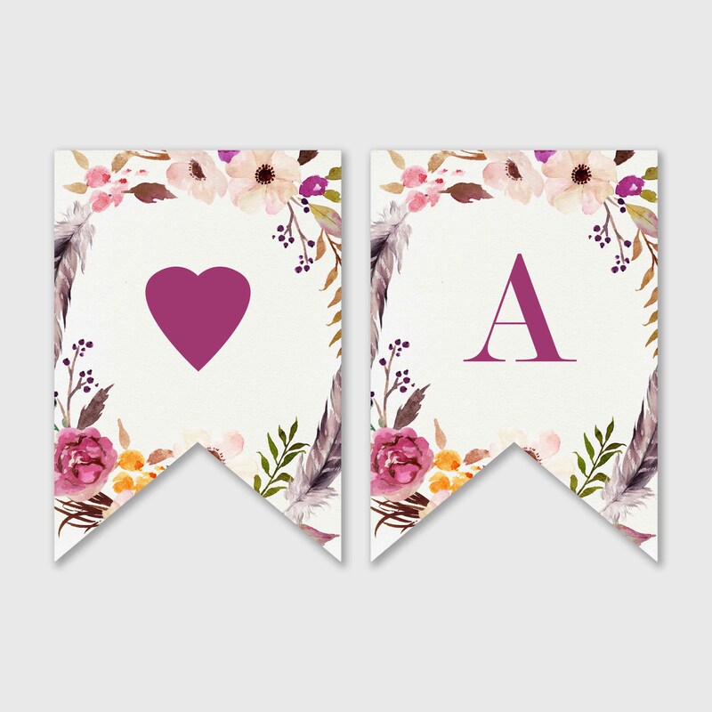 Floral Banner - Etsy