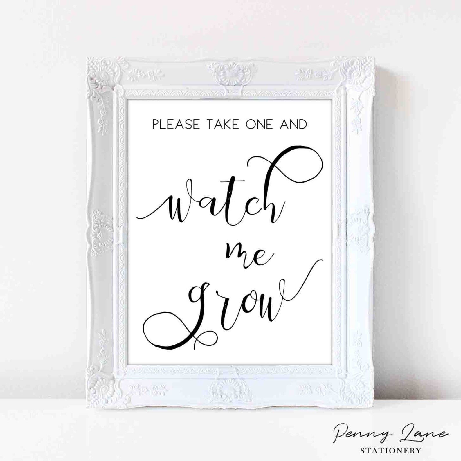 Editable PDF Watch Me Grow Tags Baby Shower Gift Tags Baby - Etsy