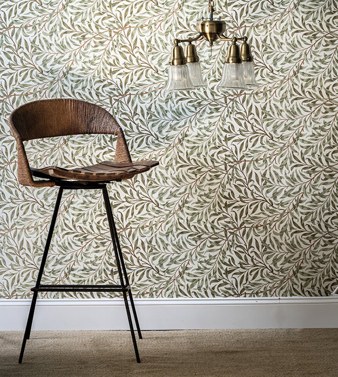 Morris Willow Wallpaper Sheets - Etsy