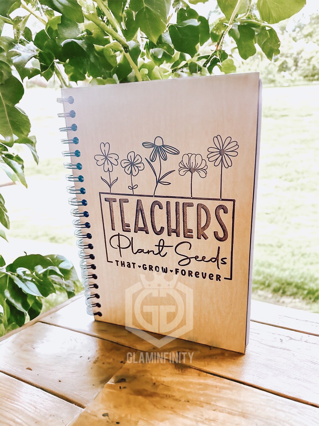Teacher Appreciation, Personalized Teacher Journal, Notebook, Teacher ...