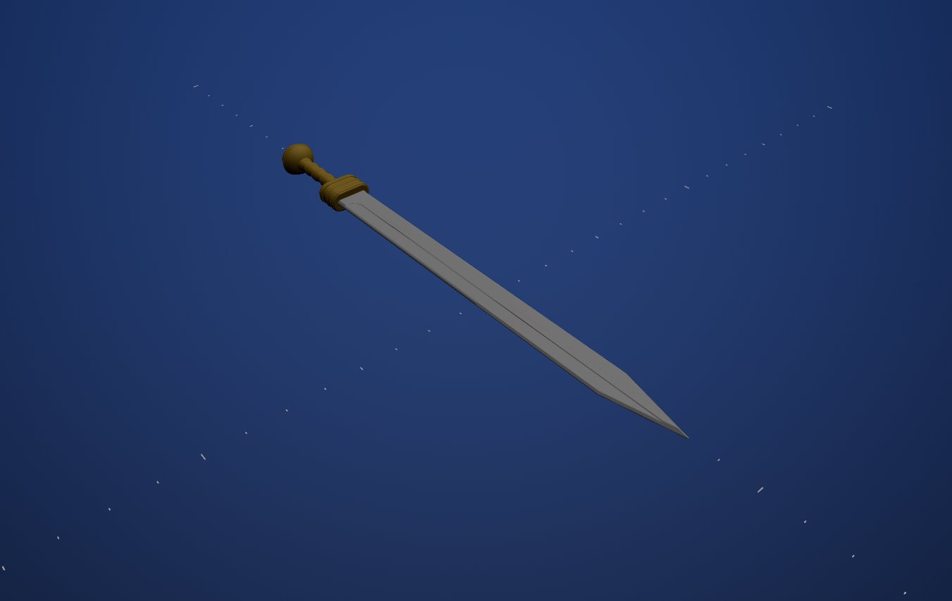 3D Print File for Roman Gladius Inspired Prop Sword - Etsy