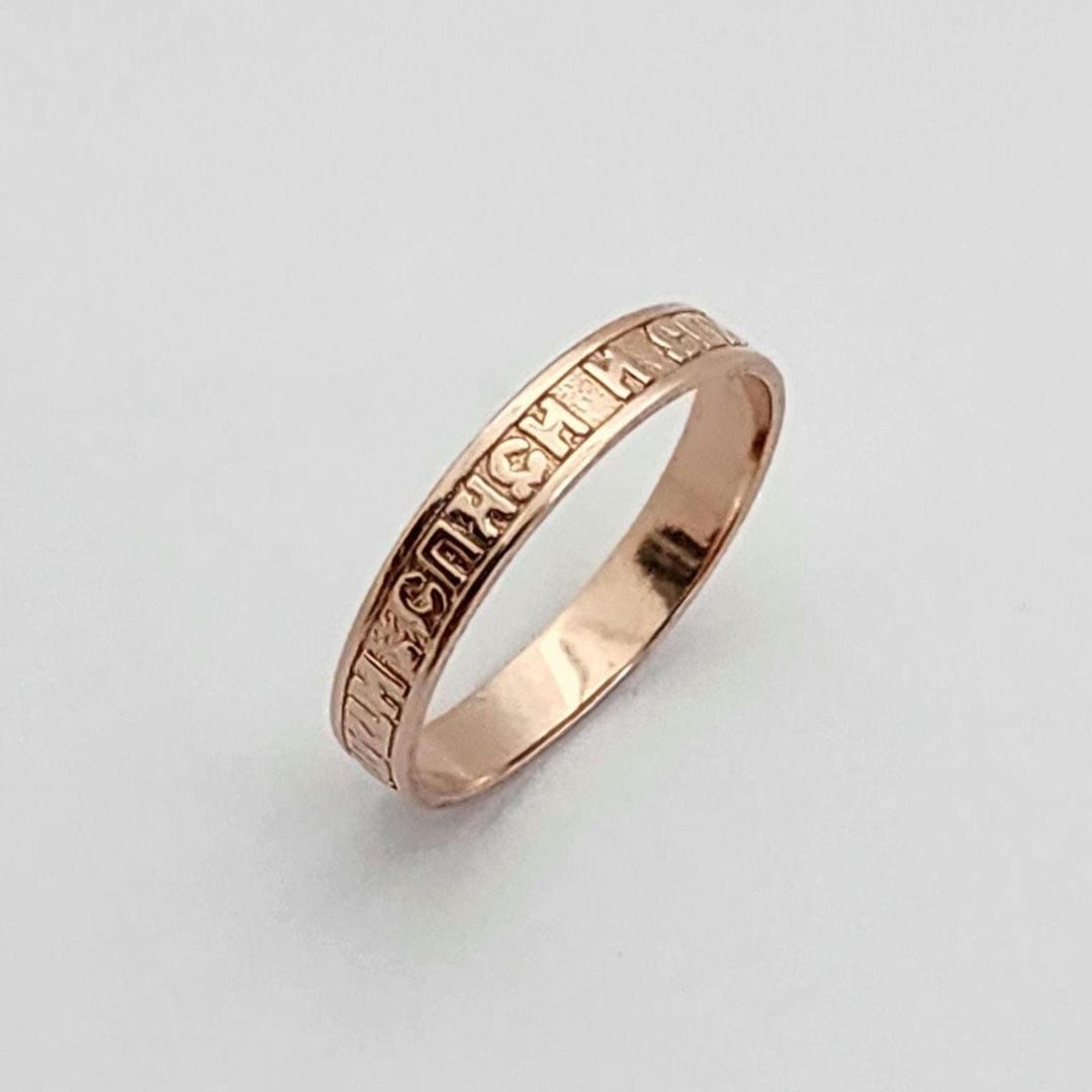 Sterling Silver 925 Ring With Gold Plating, "save and Protect ...
